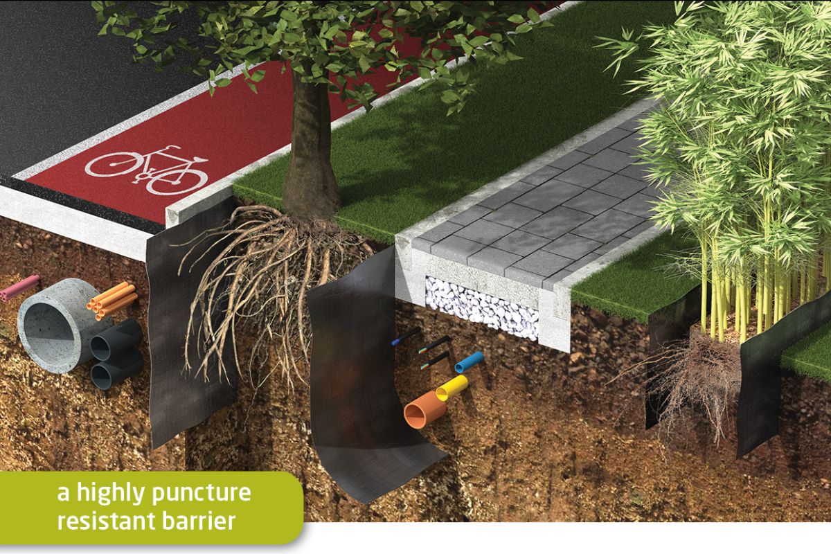 Root Barrier C3 Tree Root and Japanese Knotweed Barrier, Hy-Tex UK