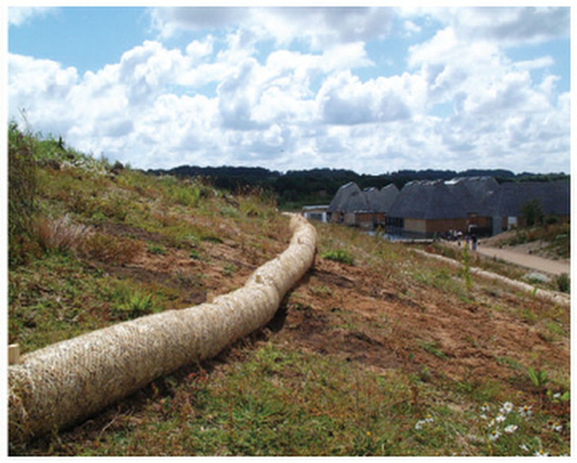 Straw Wattles - Silt and Sediment Control, Hy-Tex UK