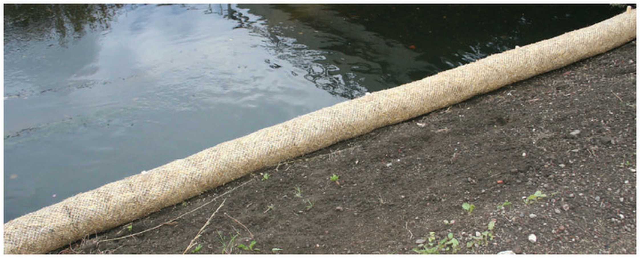 Straw Wattles - Silt and Sediment Control, Hy-Tex UK