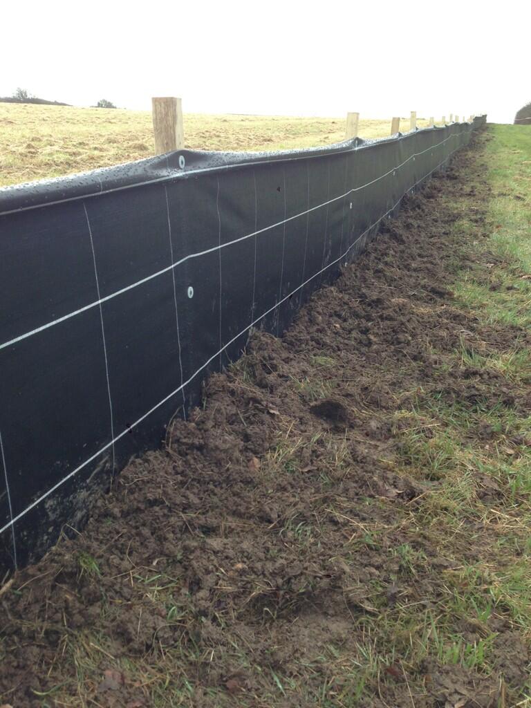 Ecofender™ Woven - Temporary Newt Fence, Hy-Tex UK